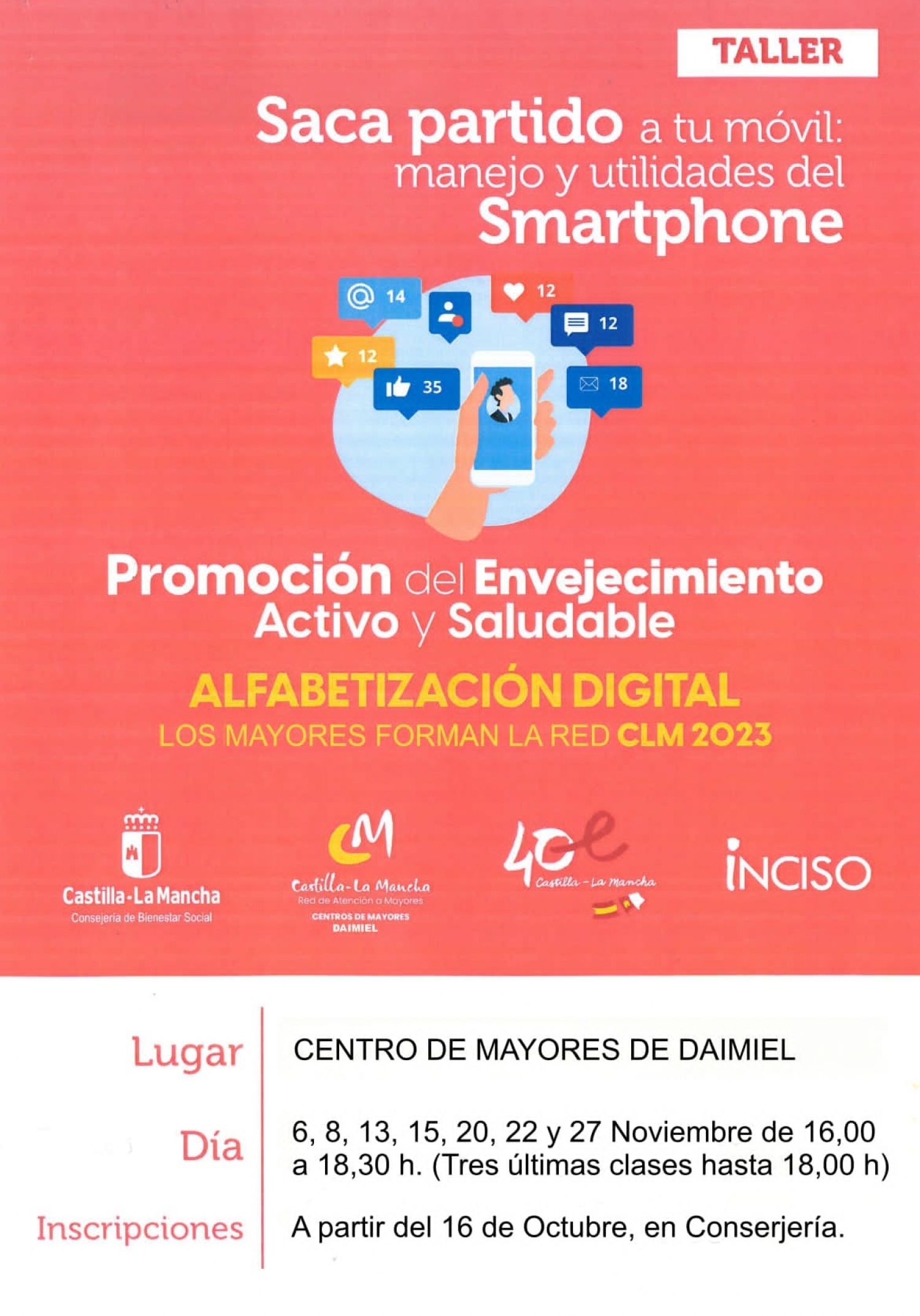 SACA PARTIDO A TU MOVIL - Red de Centros de Mayores de Castilla-La Mancha SACA PARTIDO A TU MOVIL - Red de Centros de Mayores de Castilla-La Mancha
