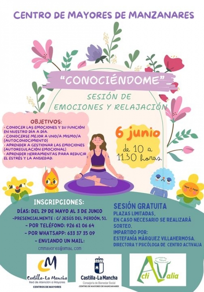 "CONOCIÉNDOME":SESIÓN DE EMOCIONES Y RELAJACIÓN - Red de Centros de ...